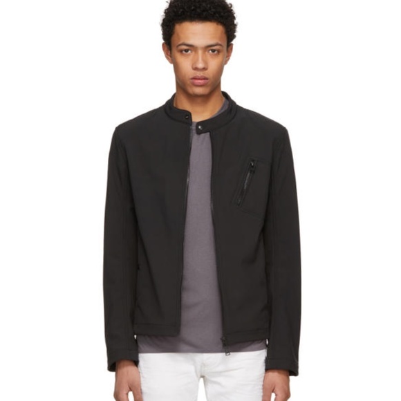 Belstaff | Jackets & Coats | Belstaff Black Parkham Shell Moto Jacket ...